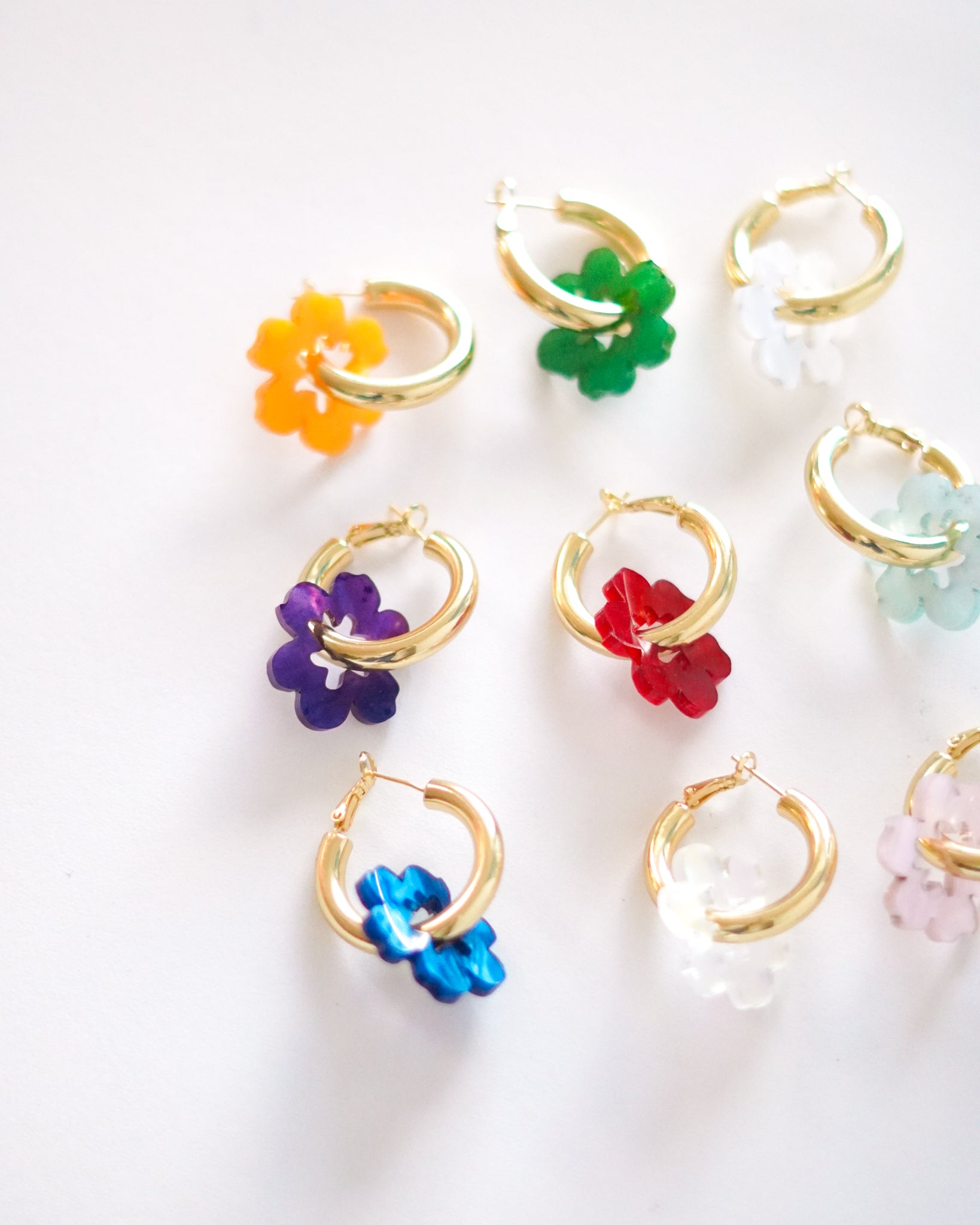 Daisy Hoops & Sleepers